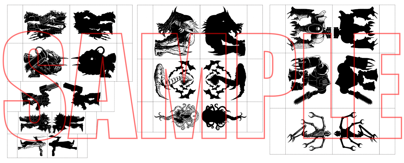 Printable Miniatures Set 6 - Jeremy Hart | PAPER MINIS | DriveThruRPG