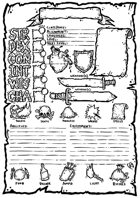 OSR Character Sheet - Karl Stjernberg | Wargame Vault