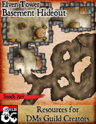 Basement Hideout - Stock Art - Dungeon Masters Guild | DriveThruRPG.com