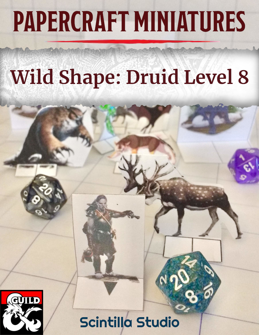 Papercraft Minis: NPCs (Monster Manual) - Dungeon Masters Guild ...